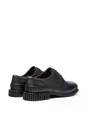 Camper Pix Leather Derby Shoes - Black
