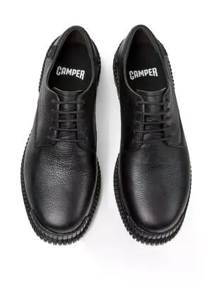 Camper Pix Leather Derby Shoes - Black
