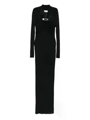 Giuseppe Di Morabito Crystal-embellished Maxi Dress - Black