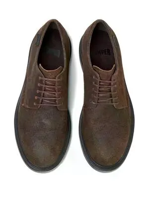 Camper Dean Lace-up Leather Shoes - Brown
