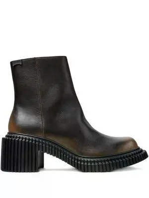 Camper 70mm Pix London Zip-up Boots - Black