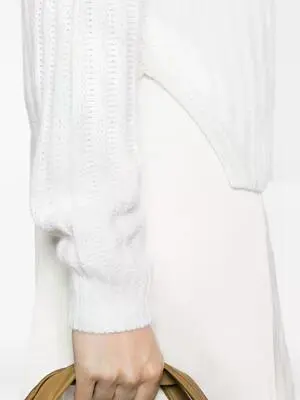 ALLUDE Ribbed Turtleneck Sweater