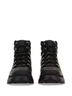 Hogan Lace-up Ankle Boots - Black