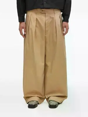 Engineered Garments Pleated Wide-leg Trousers