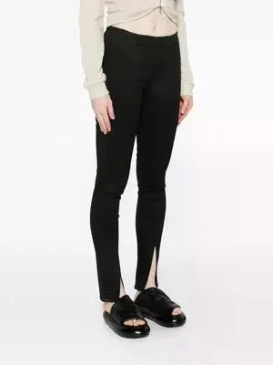 Rick Owens Front-split Zip-detail Jeans