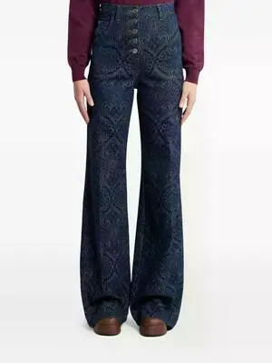 Etro Paisley-jacquard Jeans