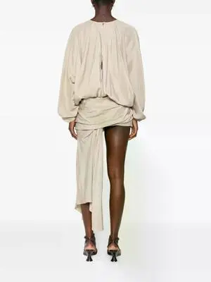 Christopher Esber Draped Silk Dress