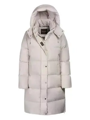 MOORER Quilted Hooded Coat