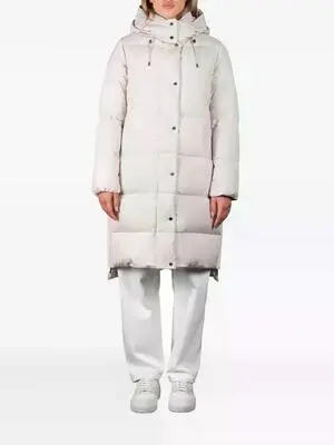 MOORER Quilted Hooded Coat