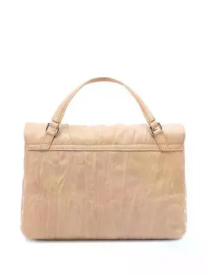 ZANELLATO Pleated Leather Shoulder Bag - Neutrals