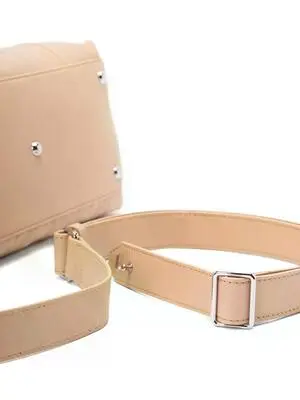 ZANELLATO Pleated Leather Shoulder Bag - Neutrals