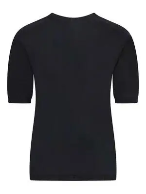 Max Mara Short-sleeve Round-neck Knit Top