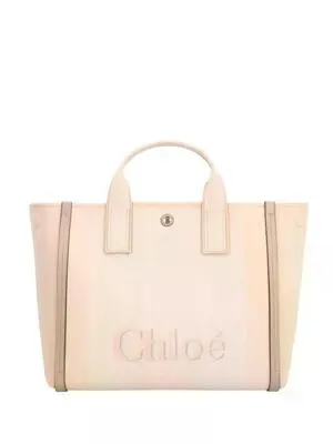 Chloé Small Logo-detail Tote Bag - Neutrals