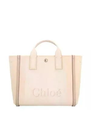 Chloé Small Logo-detail Tote Bag - Neutrals