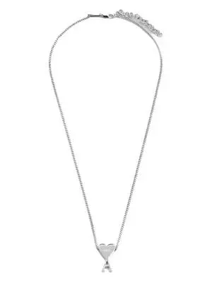 AMI Paris De Coeur Pendant Necklace - Silver
