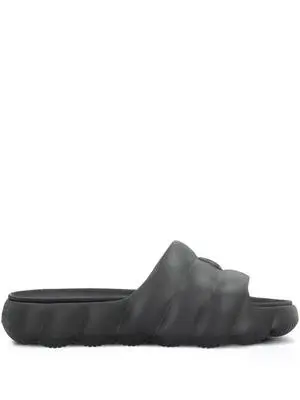 Moncler Lilo Logo-patch Quilted Slides