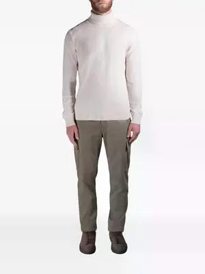 MOORER Cashmere-silk Blend Roll-neck Sweater
