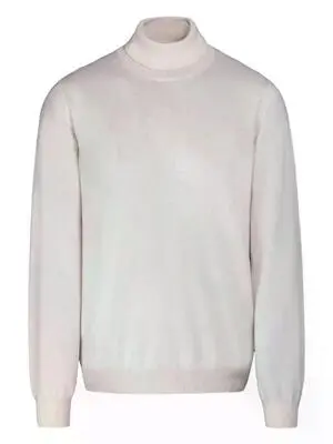 MOORER Cashmere-silk Blend Roll-neck Sweater
