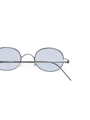 LINDBERG 8217 Oval-frame Titanium Sunglasses