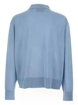 AMI Paris De Coeur Wool Polo Shirt