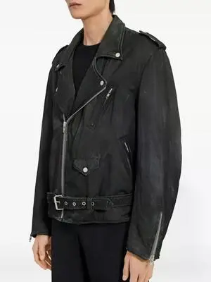 MAISON MARGIELA Asymmetrical-zip Biker Jacket