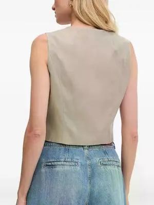 Guess Button-fastening Sleeveless Vest