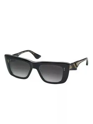 Dita Mahine Embellished Square Sunglasses - Black
