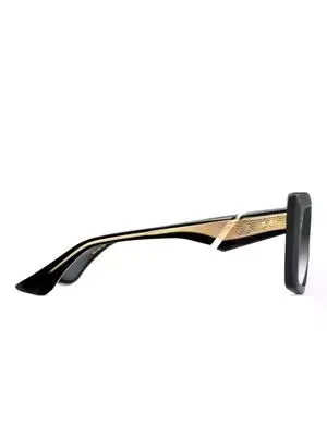 Dita Mahine Embellished Square Sunglasses - Black