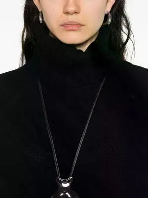 ALLUDE High-neck Sweater - Black