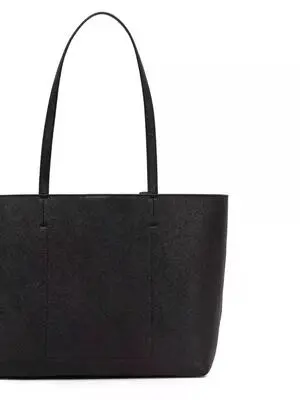Dkny Logo-plaque Tote Bag - Black