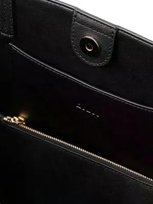 Dkny Logo-plaque Tote Bag - Black