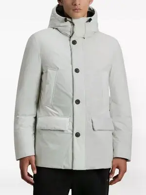 Woolrich Hooded Button-fastening Padded Jacket