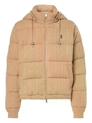 Polo Ralph Lauren Cable-knit Quilted Jacket - Neutrals