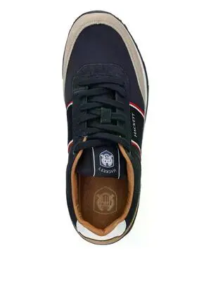 HACKETT Suede-panel Striped Sneakers