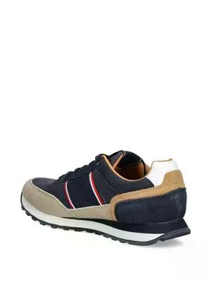 HACKETT Suede-panel Striped Sneakers