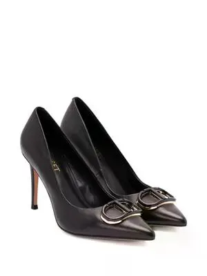 TWINSET 90mm Leather Pointed-toe Pumps