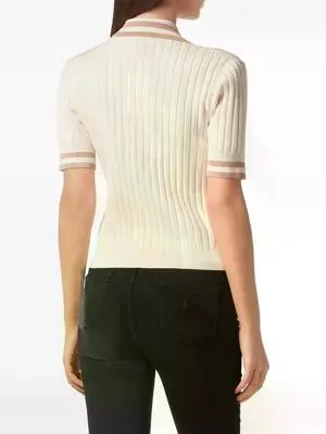 Philipp Plein Logo-embroidered Polo Top - White