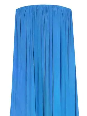 A.L.C. Strapless Pleated Gown