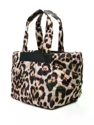 VEECOLLECTIVE Large Leopard-print Caba Tote Bag