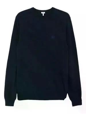 Loewe Logo-embroidered Crew-neck Sweater