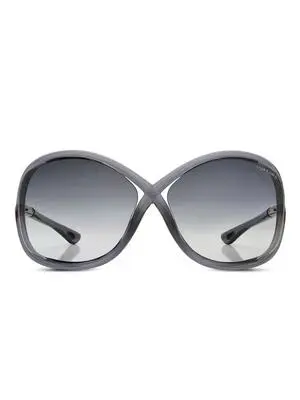 TOM FORD Geometric Semi-rim Sunglasses - Grey