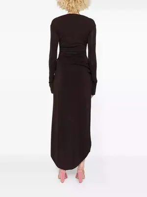 Amen Draped Asymmetric Dress