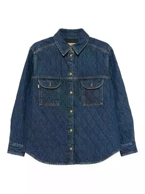 BLAZÉ MILANO Quilted Denim Shirt
