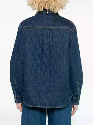 BLAZÉ MILANO Quilted Denim Shirt