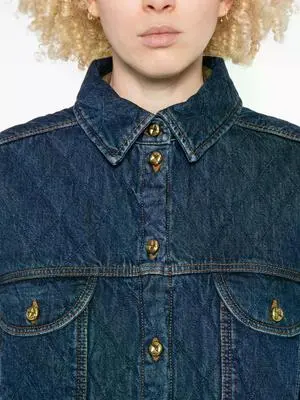 BLAZÉ MILANO Quilted Denim Shirt
