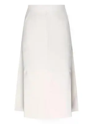 Max Mara Asymmetrical-hem Midi Skirt
