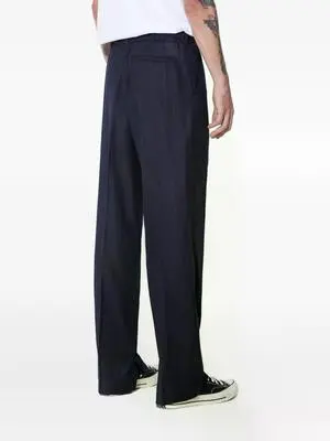 424 Pinstripe Pleated-front Trousers