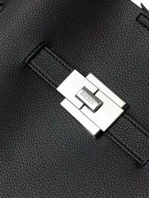 Dkny Clasp-fastening Tote Bag - Black