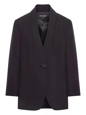 Giorgio Armani Sequin-embellished Single-breasted Blazer