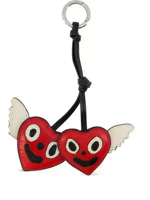 Zadig&Voltaire Winged-hearts Keychain - Red